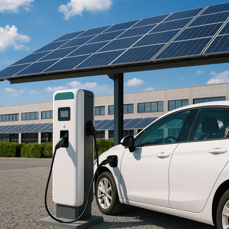 Integration of Renewable Energy for EV Charging Infrastructure